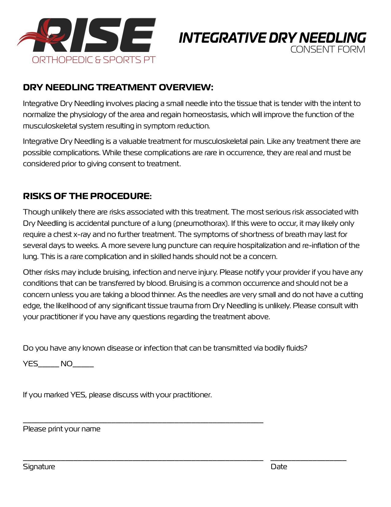 Rise Orthopedic & Sports Therapy | Surprise